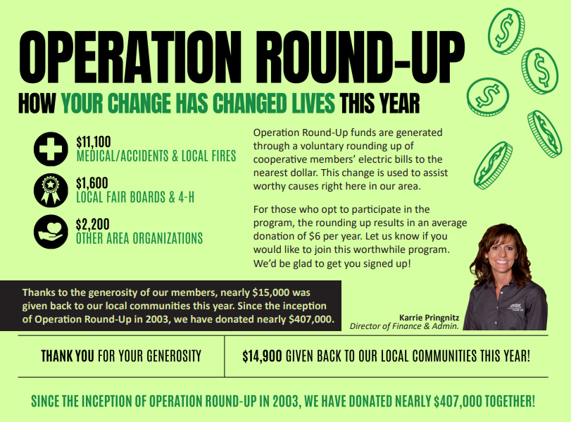 Operation Round Up | Heartland Power Cooperative